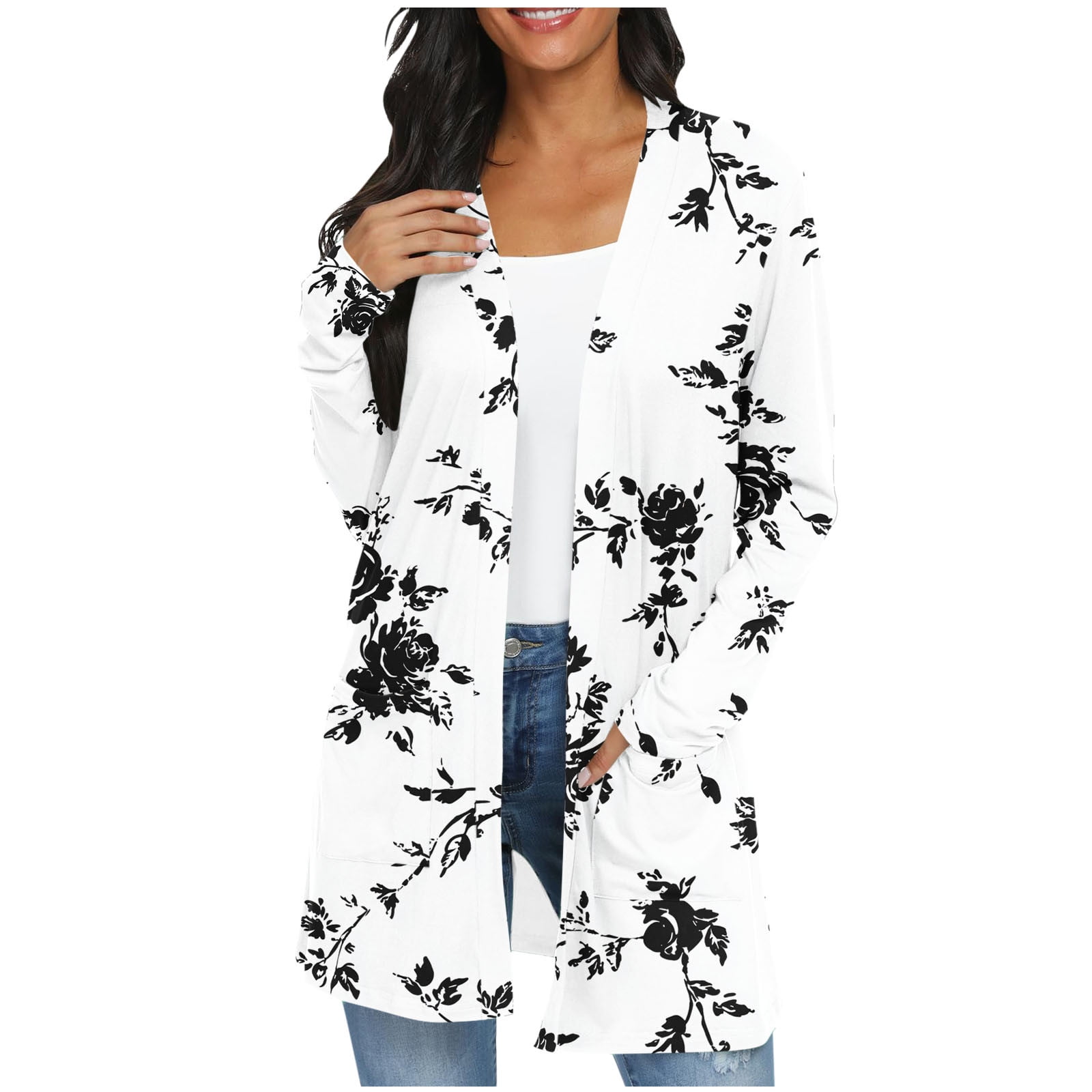 Idoravan Cardigans for Women Trendy Spring Women's Jacket Daily Holiday ...