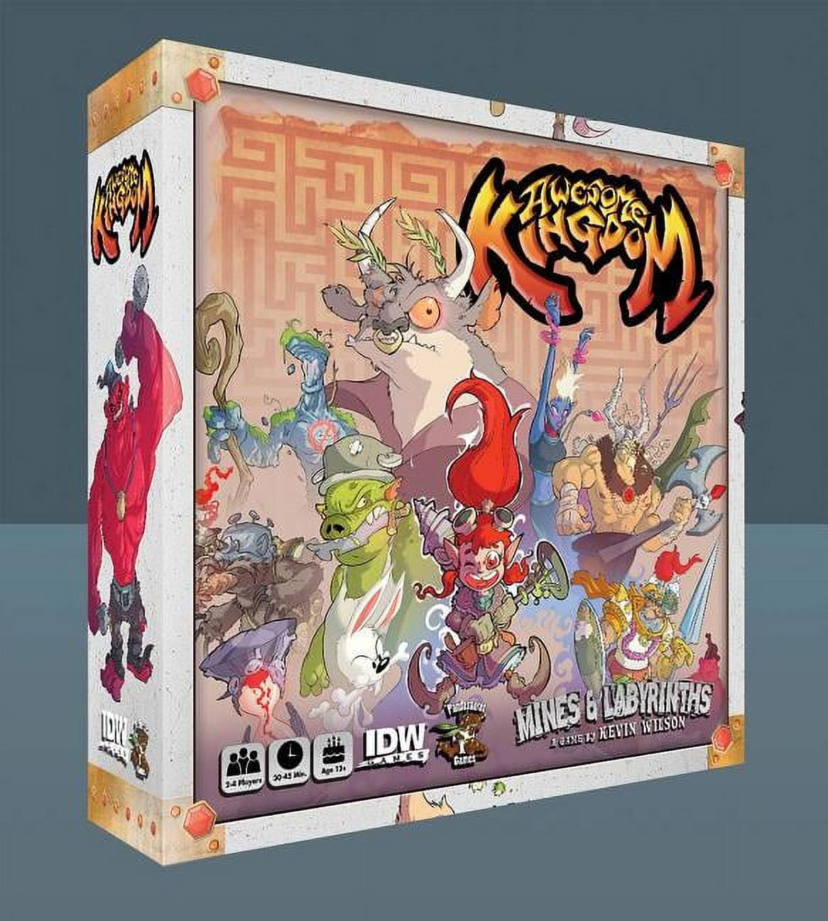 Idw Games Awesome Kingdom Board Game Mines And Labyrinths Expansion ...