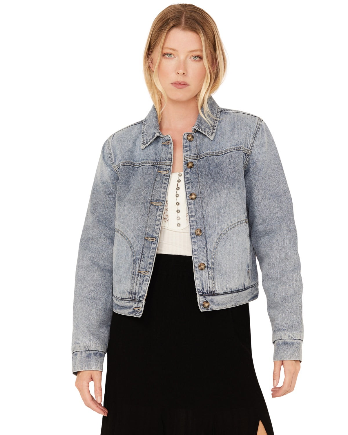 Idyllwind Women's Barton Reversible Denim Blanket Jacket - IWFA23O36 ...