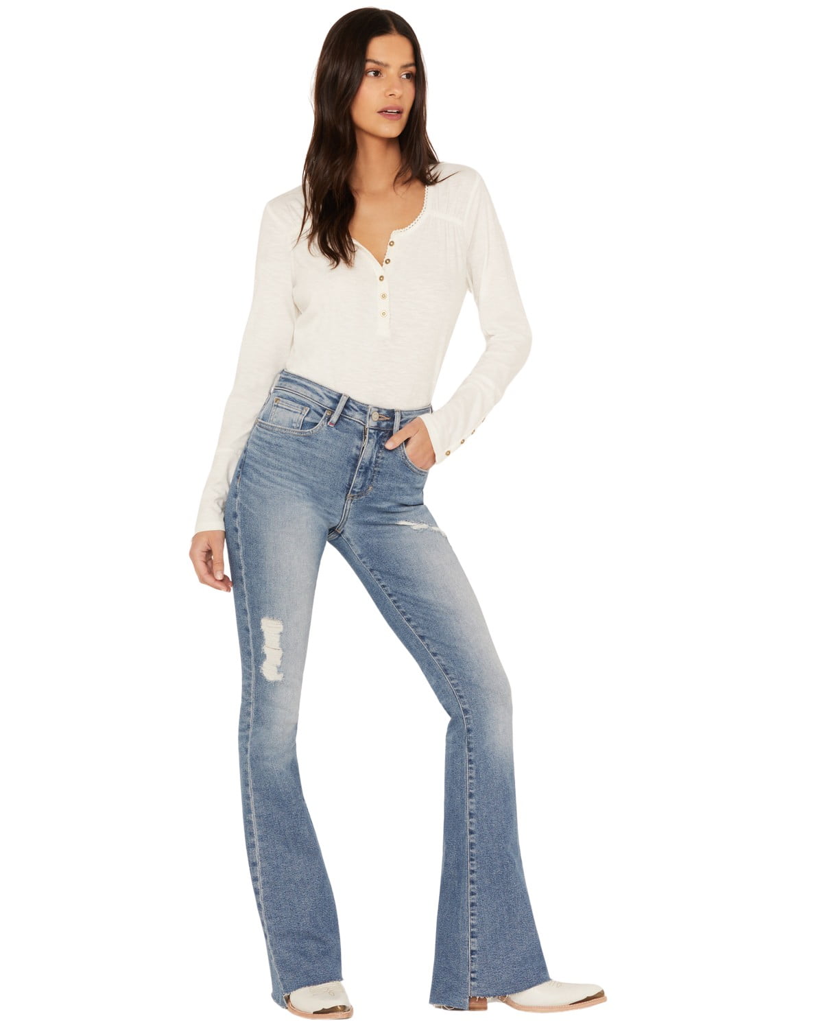 Idyllwind Women's Glenrose Vintage Gypsy High Rise Bootcut Jeans ...