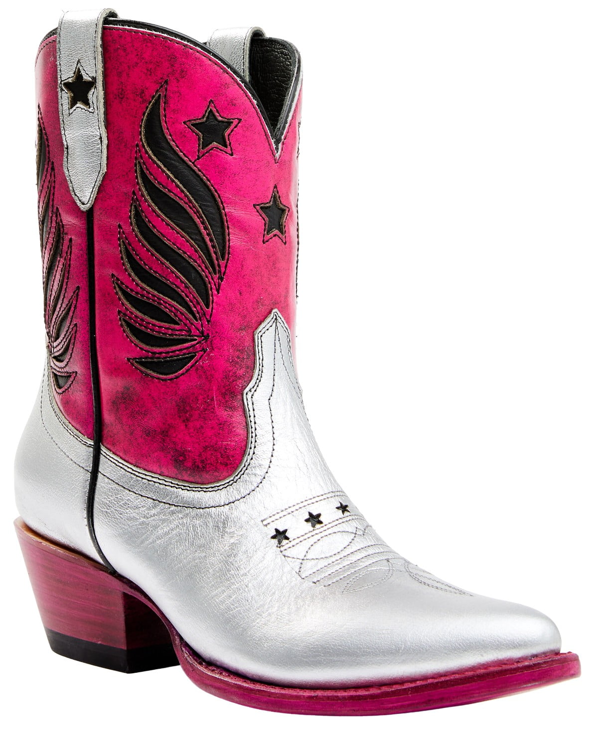 Idyllwind Women's Metallic Star Inlay Roadie Western Booties Round Toe ...