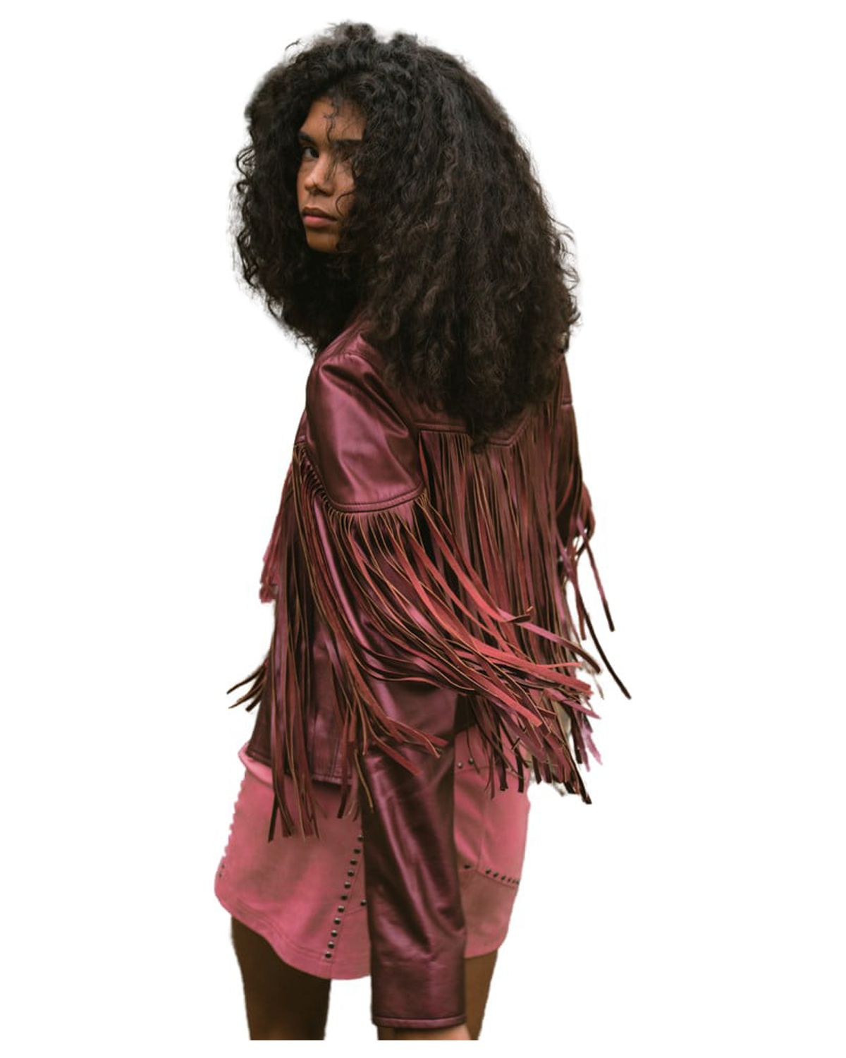 Idyllwind Women's Metallic Zip-Front Fringe Moto Jacket - IWFA22O88 ...