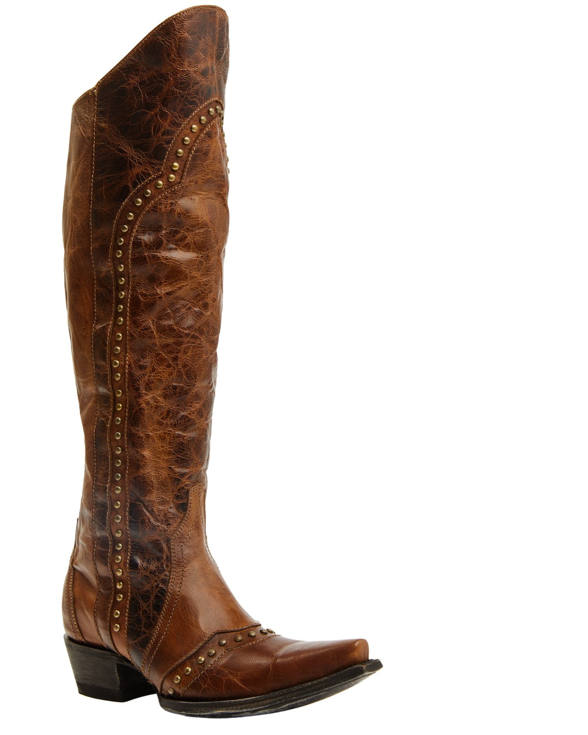 Idyllwind Women's Straight Up Orix Goat Studded Leather Tall Western ...