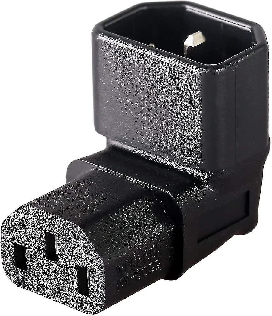 Iec Power Adapter C14 To C13 / Pdu Plug 90 Degree Up Angle Wall Mount Lcd Tv - Walmart.com