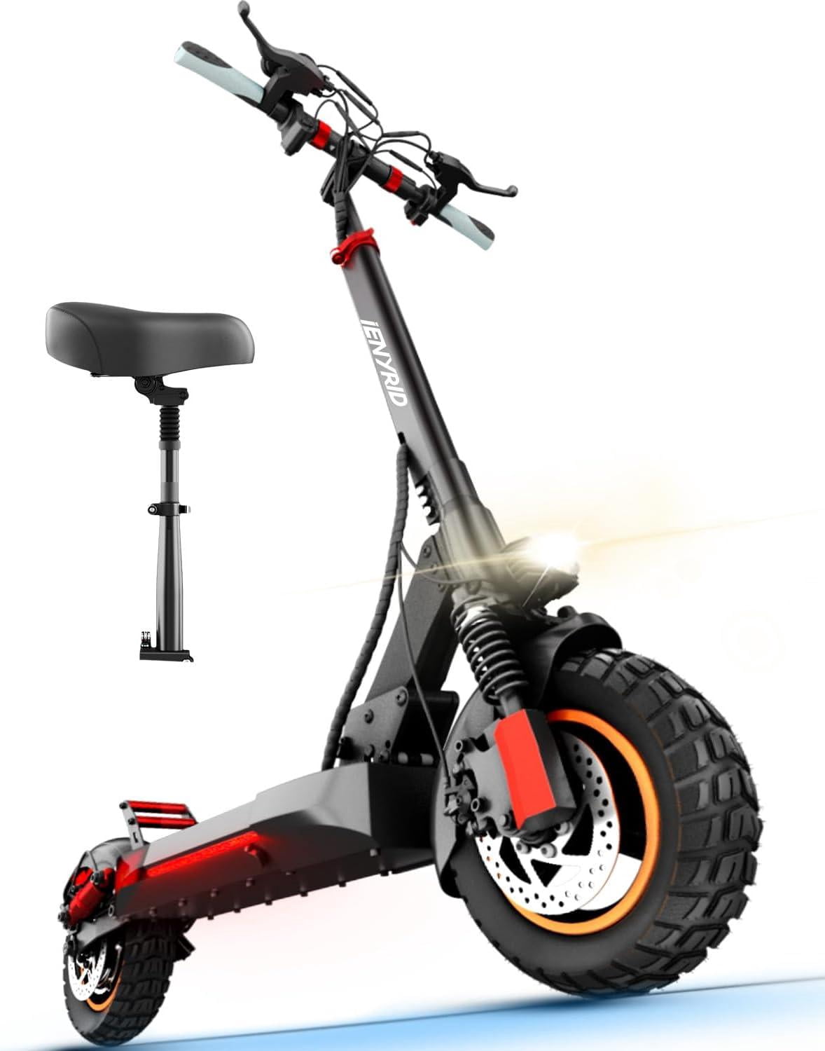 Ienyrid M4 Electric Scooter for Adult, 10 Inch Tires Big Heavy Duty Off ...