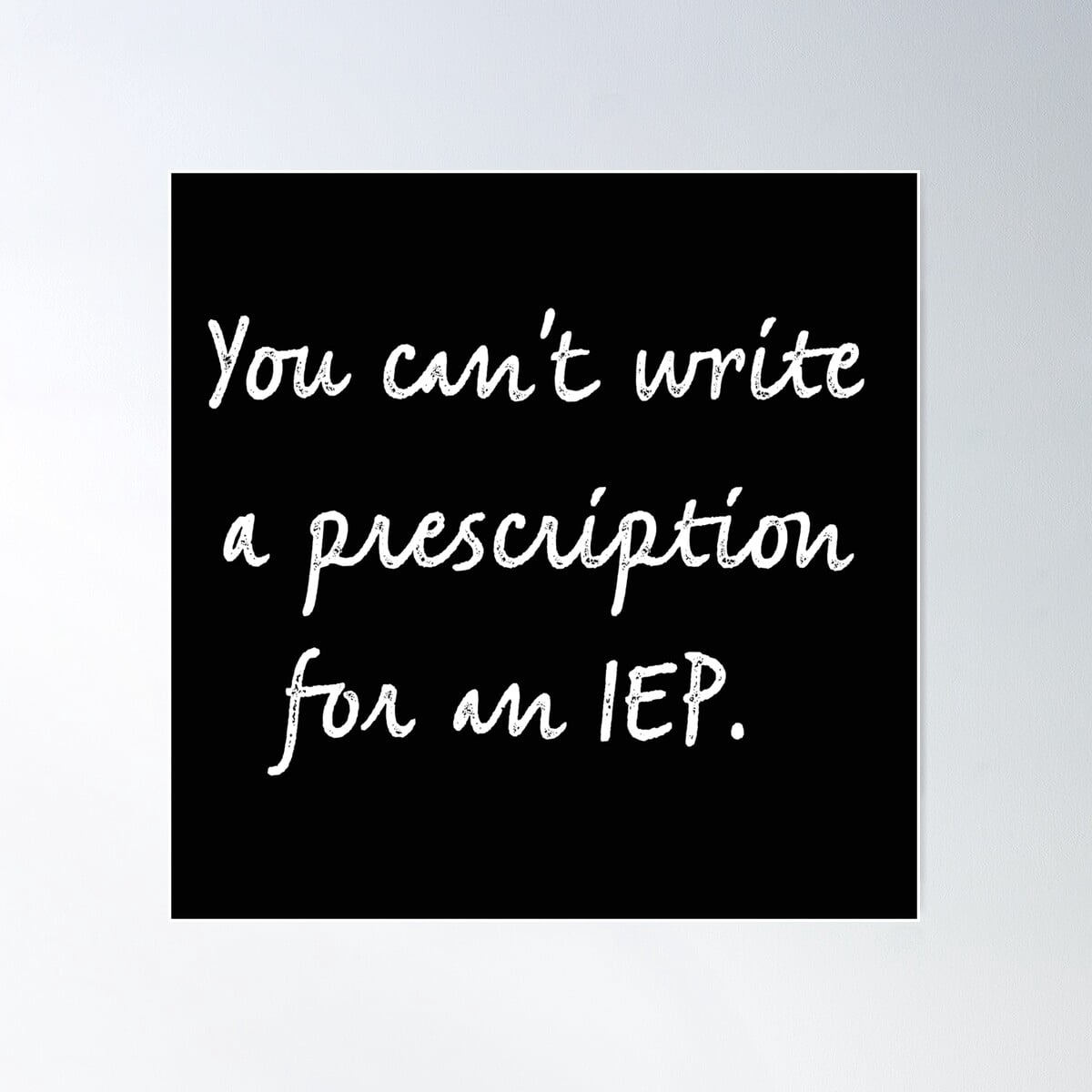 Iep Prescription Poster Wall Art, Modern Wall Decor For Living Room ...