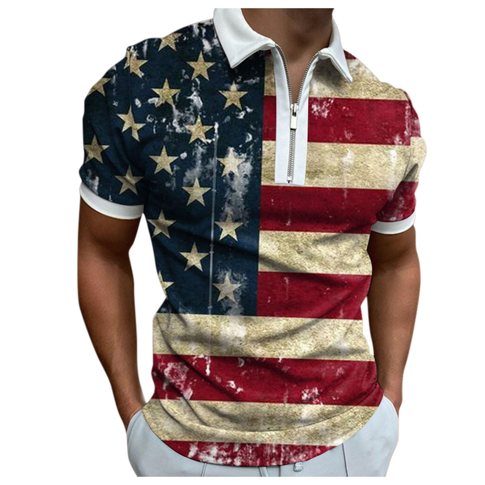 Ierhent Independence Day Clothes Men's Patriotic Performance ...