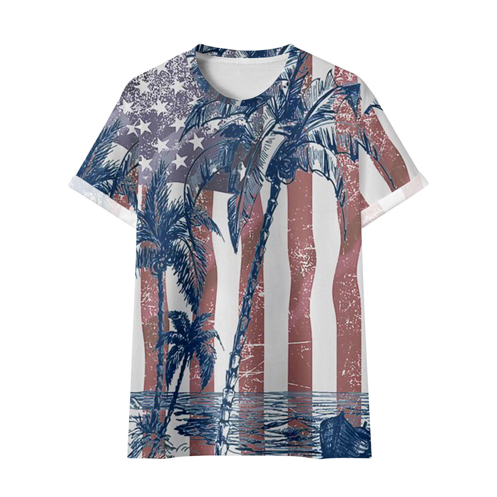 Ierhent Independence Day Shirts for Men Patriotic Shirts for Men ...