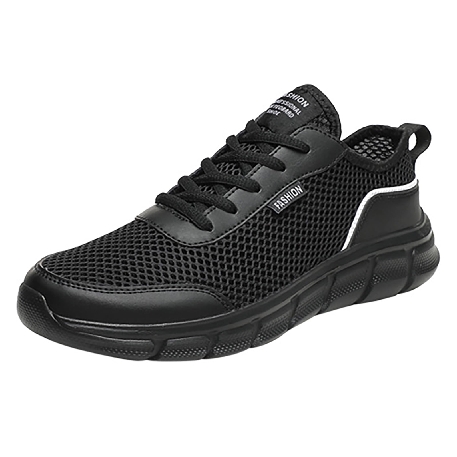 Ierhent Mens Shors Men's Mesh Sneakers Oxfords Lace-Up Lightweight ...