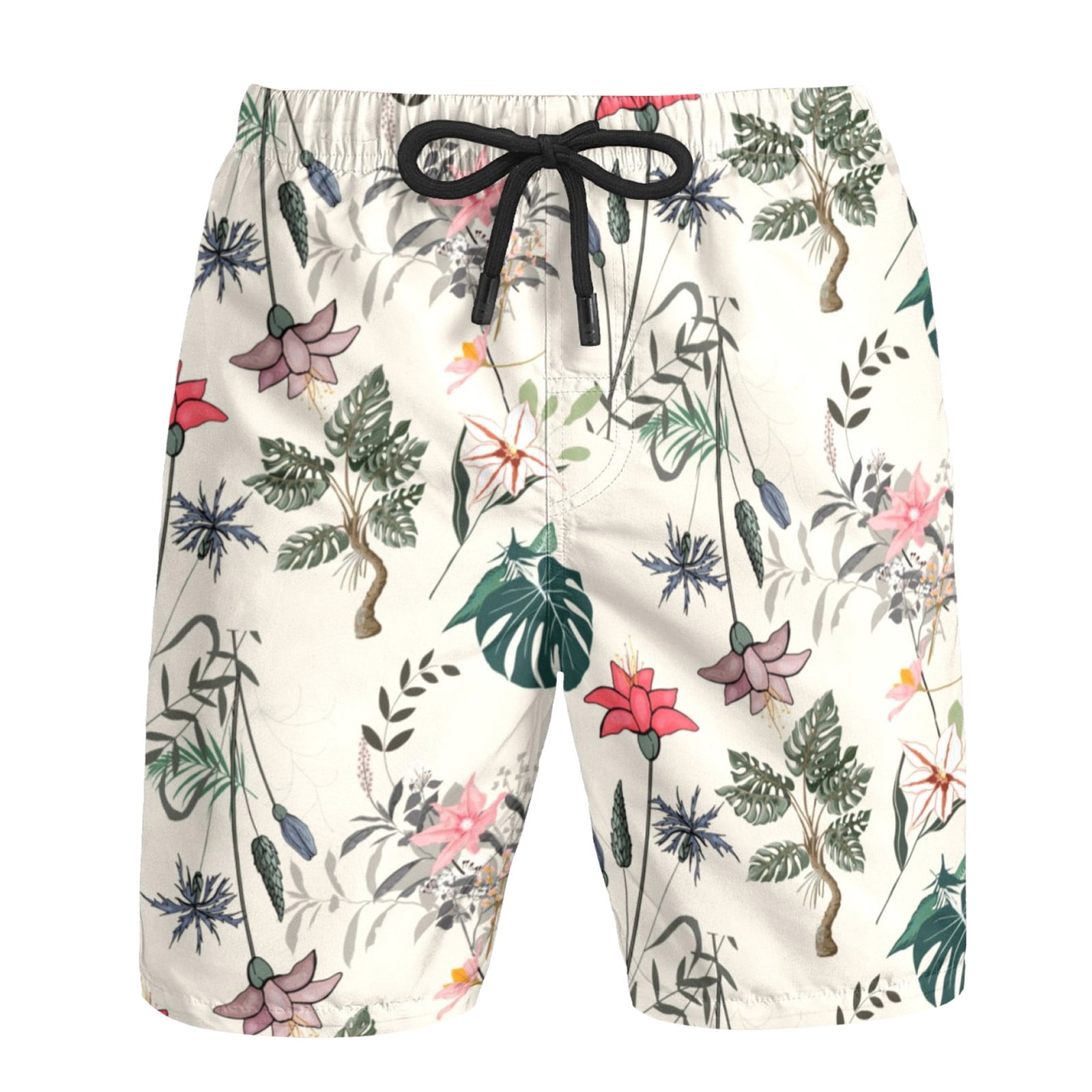 Ierhent Mens Swim Trunk Mens Running Shorts Breathing Workout Gym Booty ...