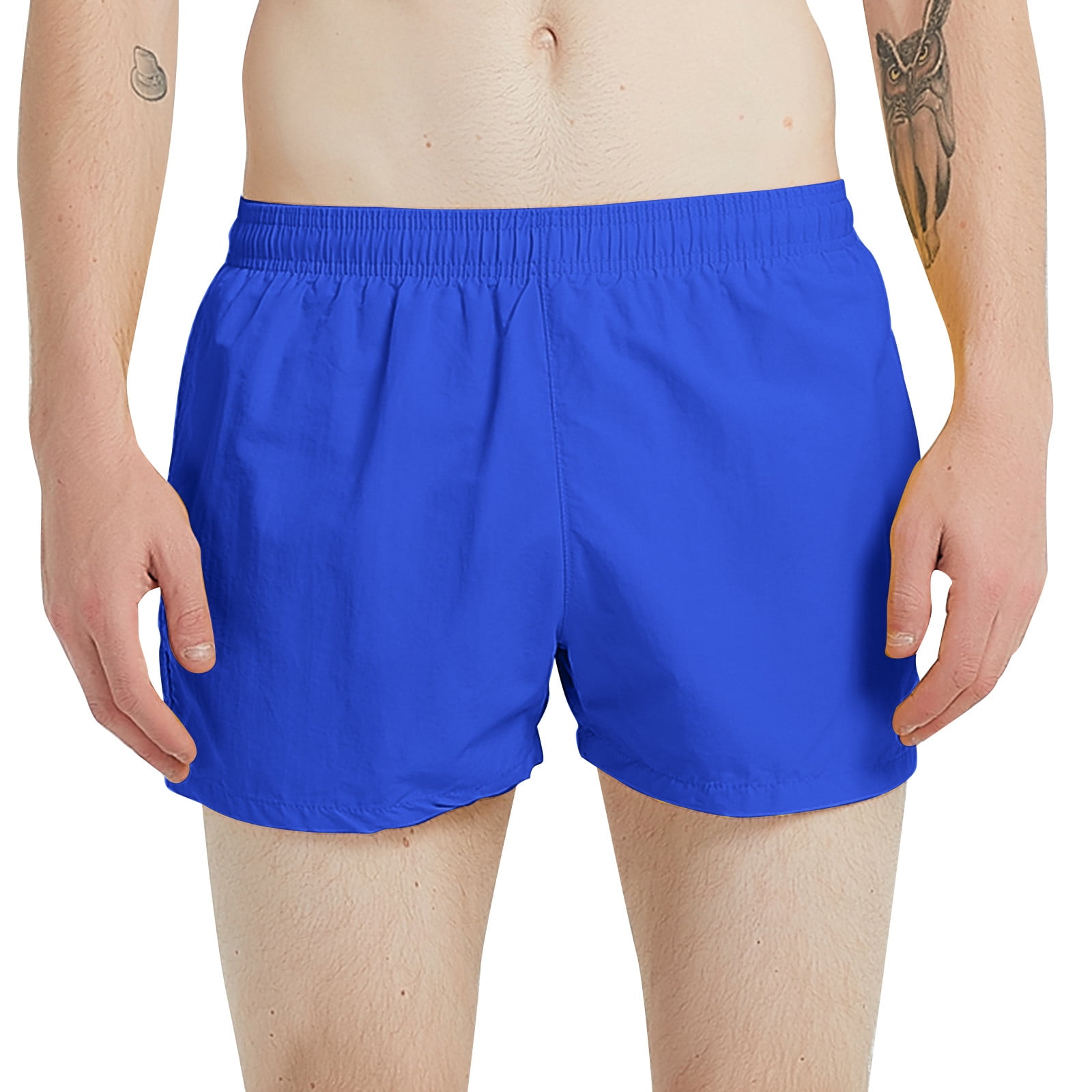 Ierhent Mens Swim Trunks Mens Running Shorts Breathing Workout Gym ...