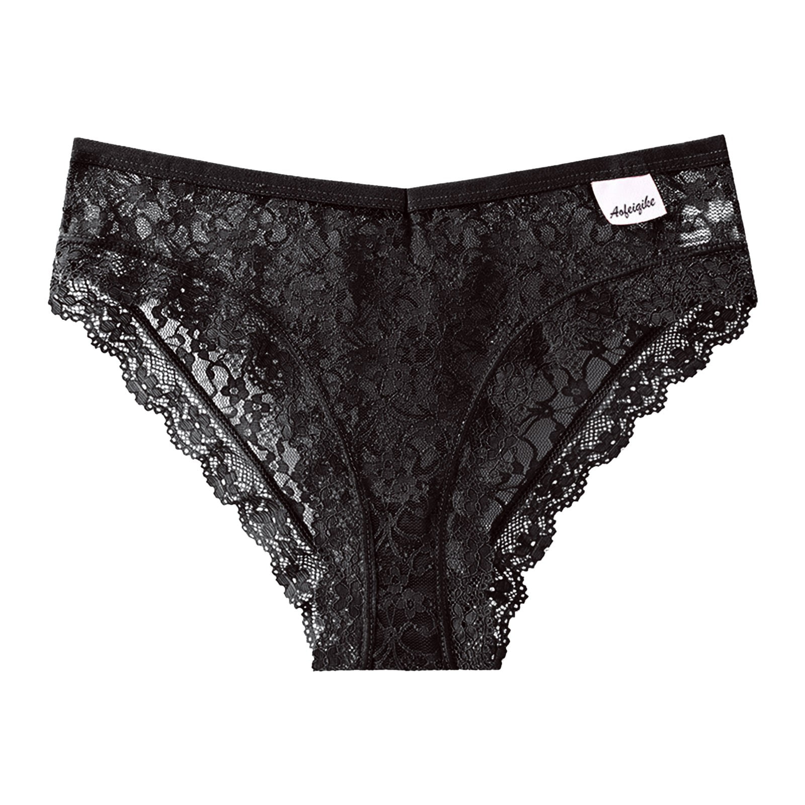 Ierhent Panties Pack Cheeky Panties For Women Lace Criss Cross Bikini Underwear Blacks