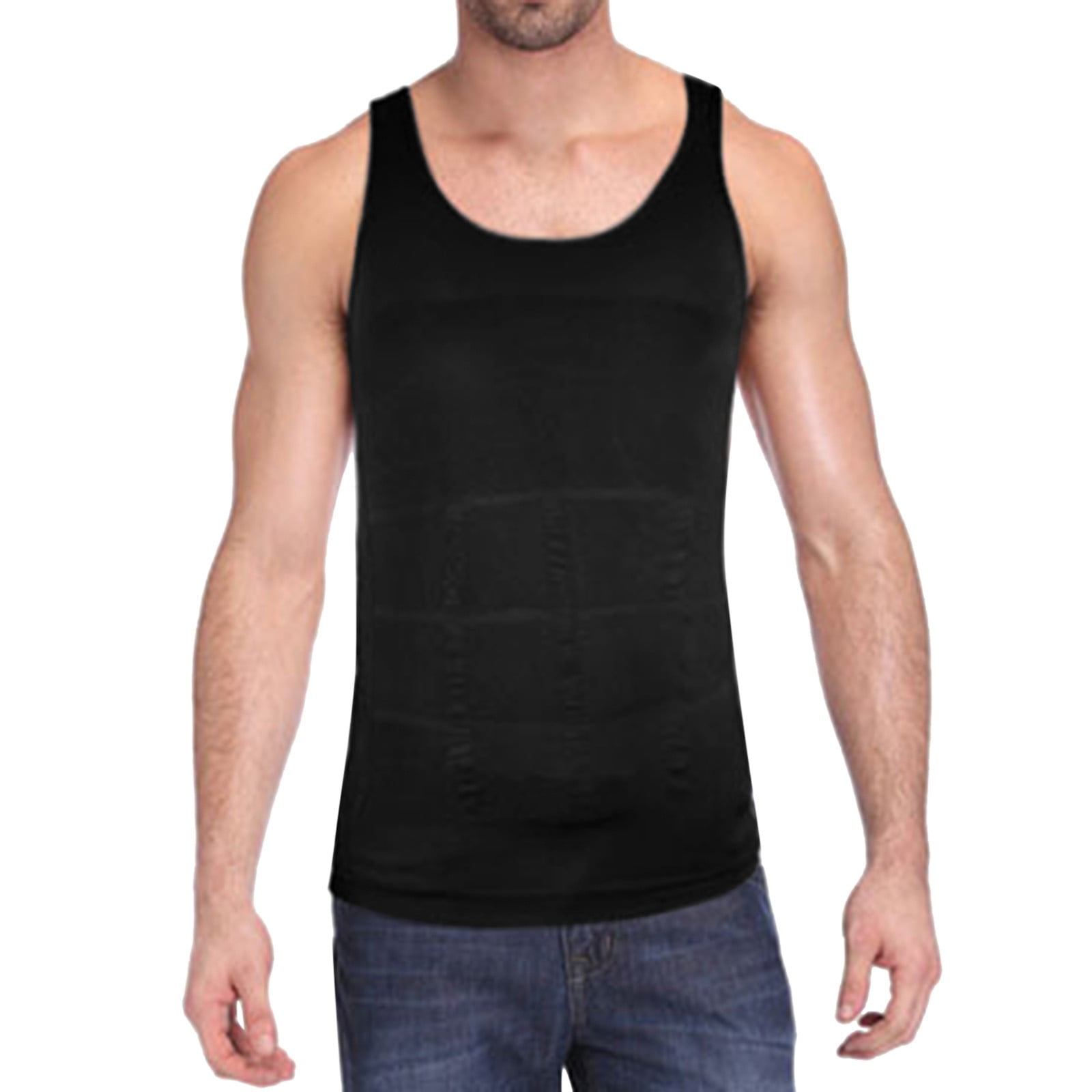 Ierhent Sleeveless Tops for Men Men Gym Sleeveless Tank Top Muscle ...