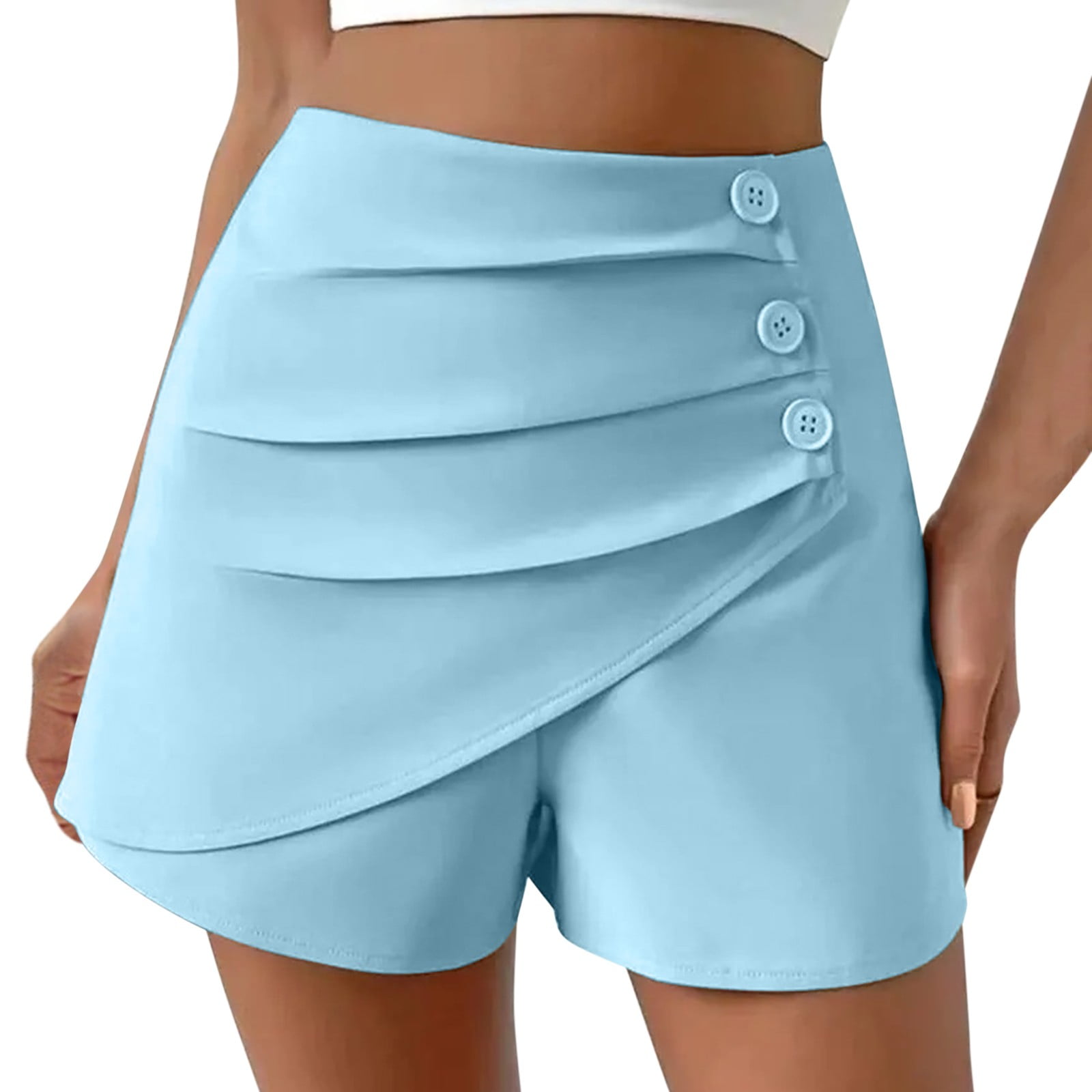 Ierhent Stretchy Shorts for Women Loose Womens Workout High Waist Comfy ...