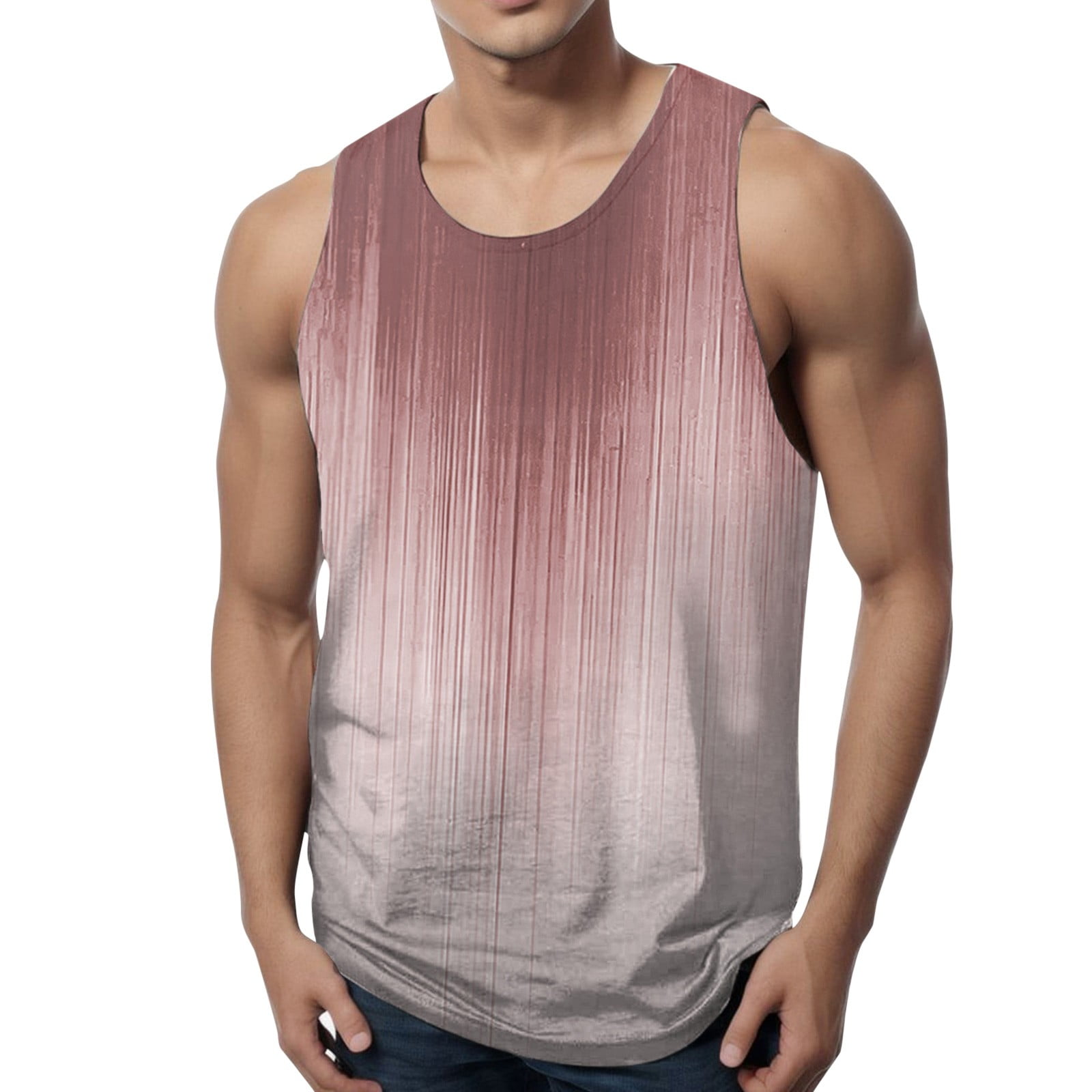 Ierhent Tank Top for Men Men's G-unit Style Tank Tops Square Cut Muscle ...