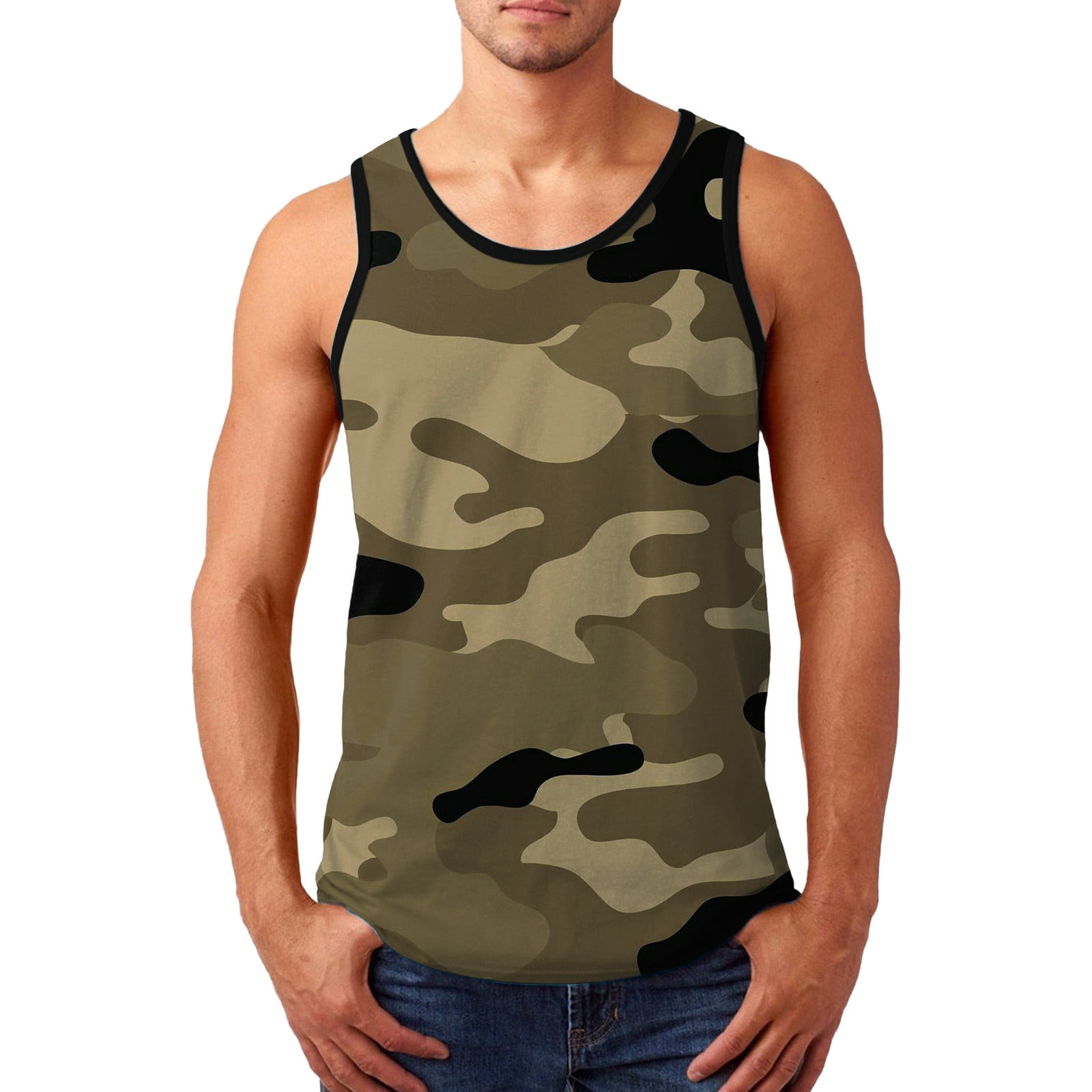 Ierhent Tank Tops Men Gym Men Tank Top Sleeveless Shirts for Him Mens Muscle Shirts Mens Tanks ...