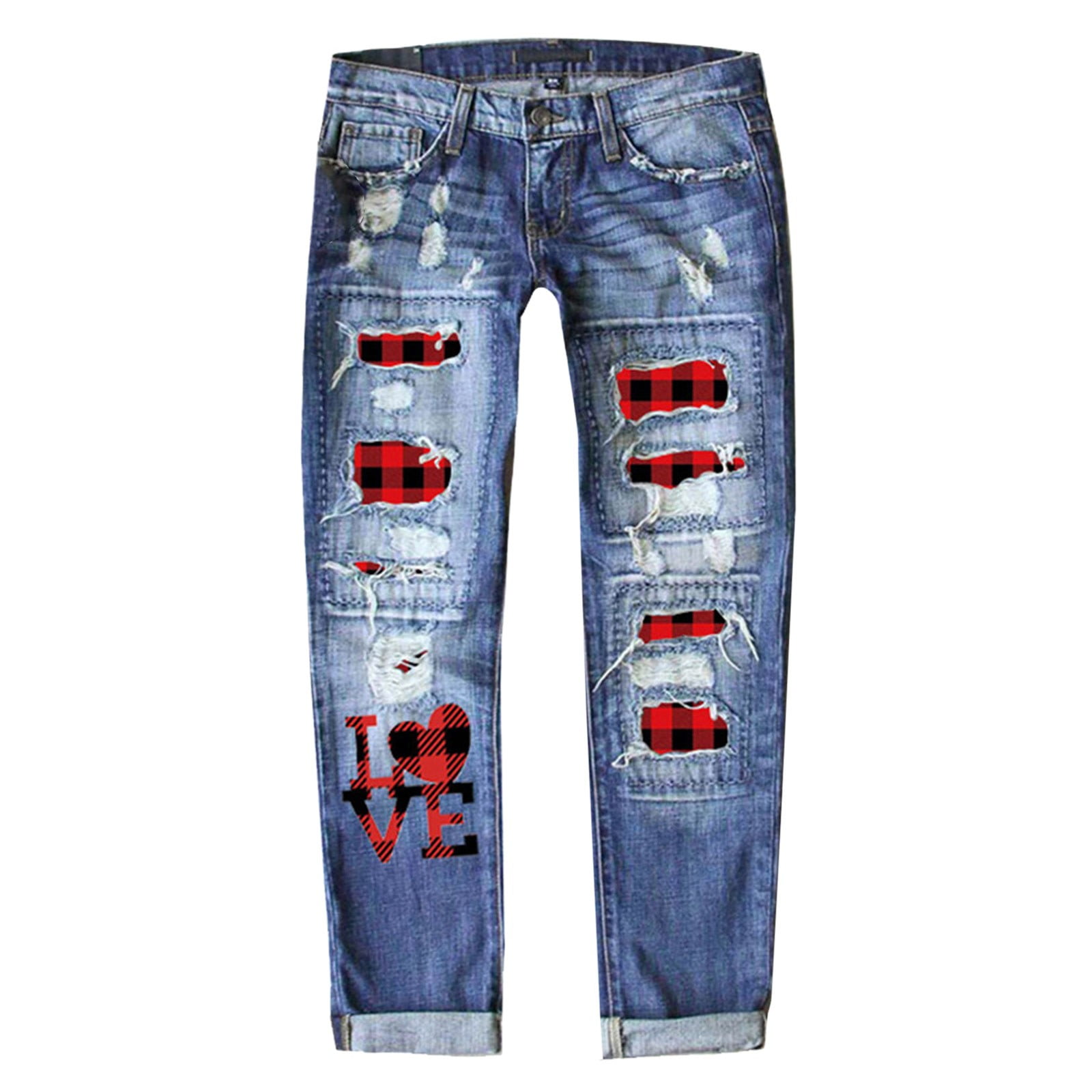 Ierhent Womans Jeans Womens Bell Bottom Jeans High Waisted Wide Leg
