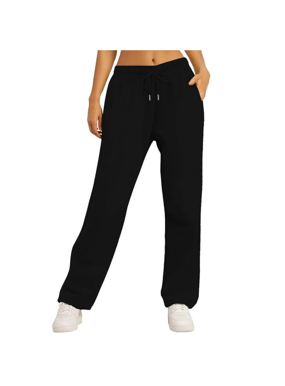 Womens Open Leg Sweatpants