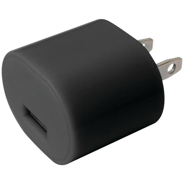 Iessentials Ie-ac1-usb 1-amp Usb Wall Charger (black) - Walmart.com