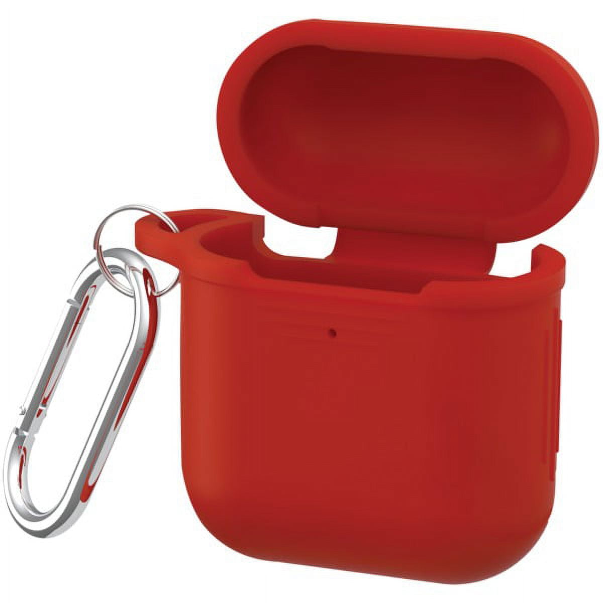 Iessentials Protective Silicone Case For Apple Airpods (red) - Walmart.com