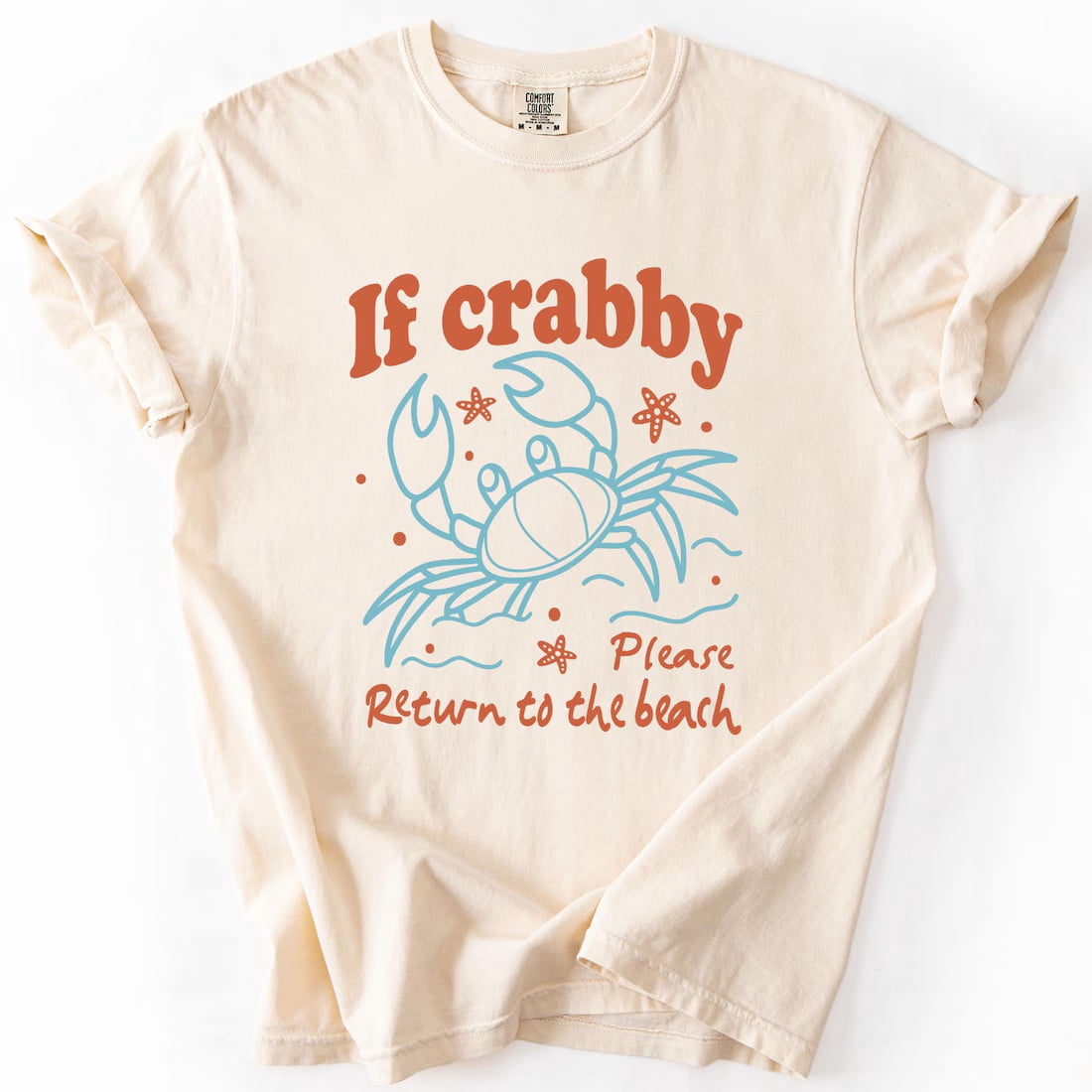 If Crabby Please Return To The Beach Summer Sunshine T-Shirt - Walmart.com