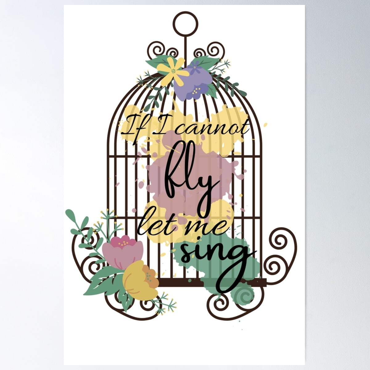 If I Cannot Fly Let Me Sing - Sweeney Todd Musical Poster Wall Art ...