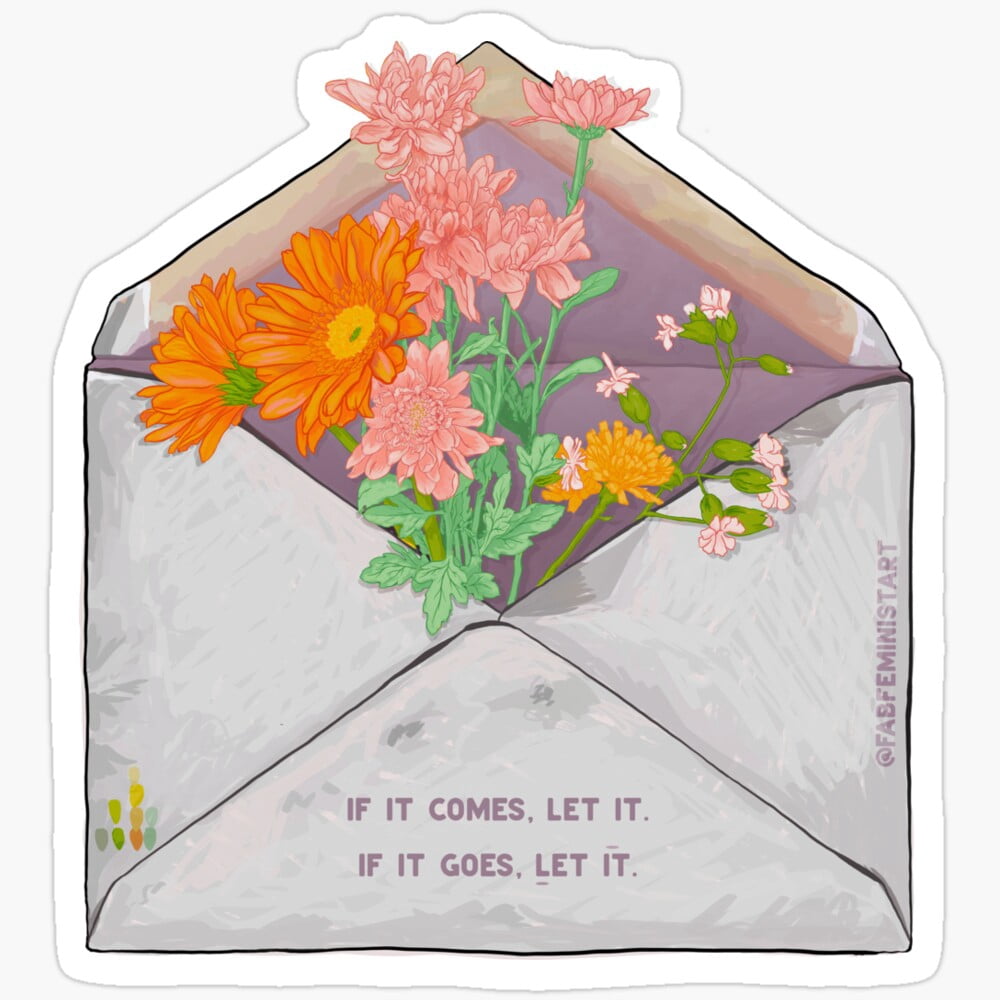 If It Comes Let It If It Goes Let It Sticker Phone Decal Water Bottle ...
