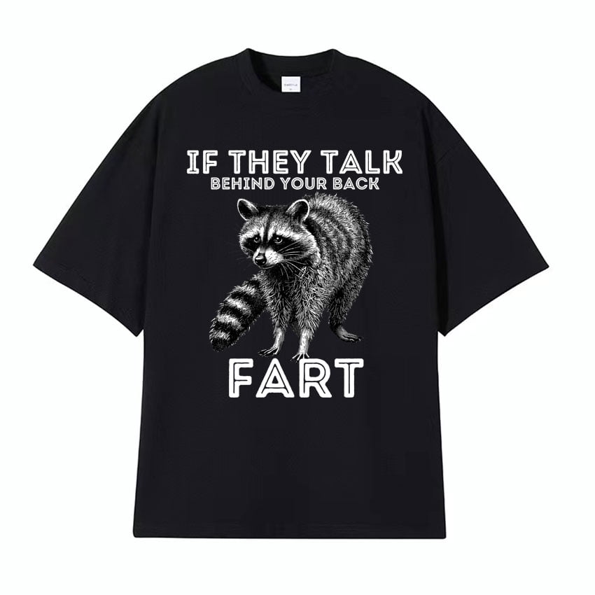 If They Fart Wolf Farts Back Funny Meme Emo Unisex Harajuku Retro ...