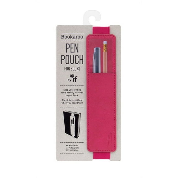 If USA Pencil Case Bookaroo Pen Pouch Leather, Gray - Walmart.com