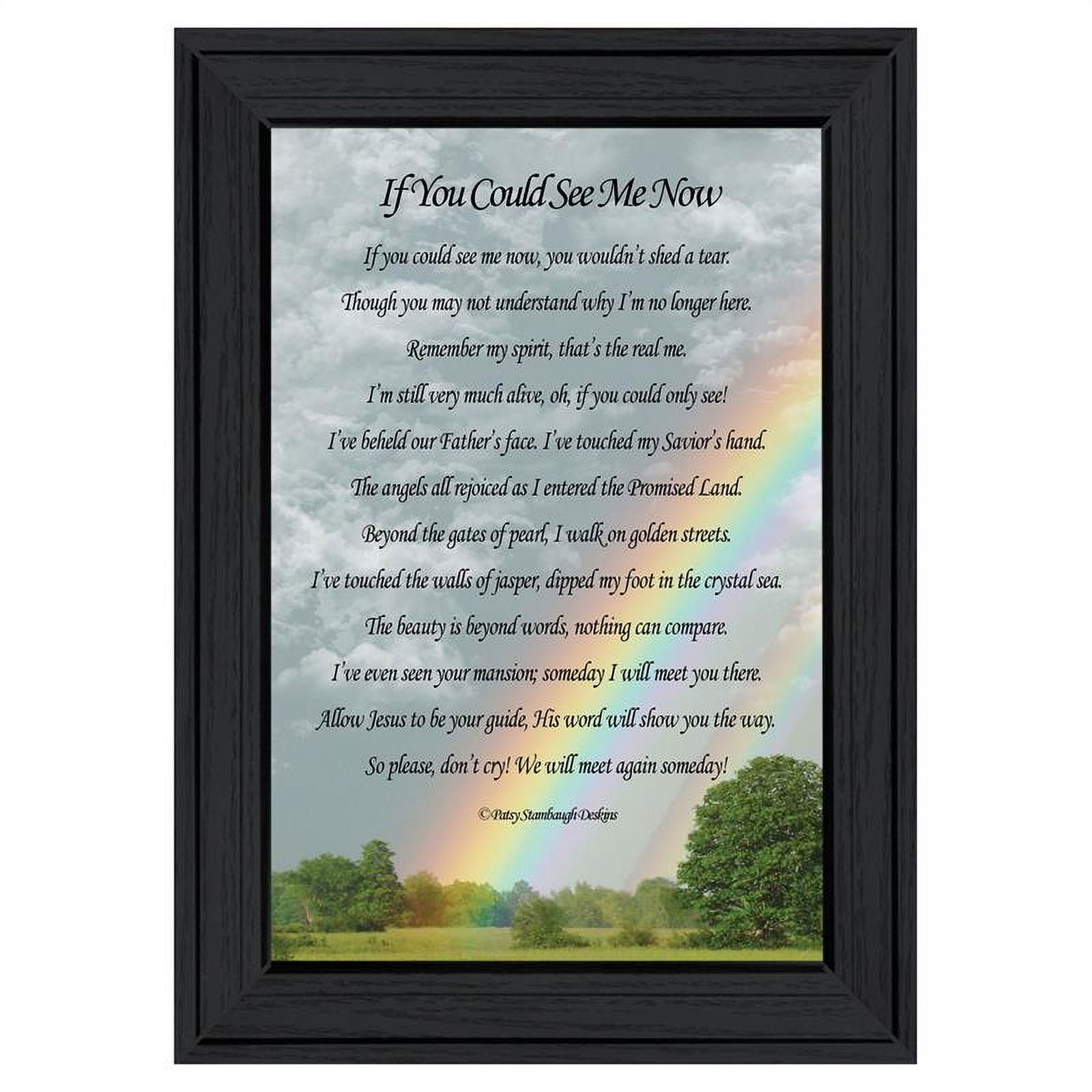 If You Can See Me Now (Rainbow) by TrendyDecor4U Print Wall Art Wood ...