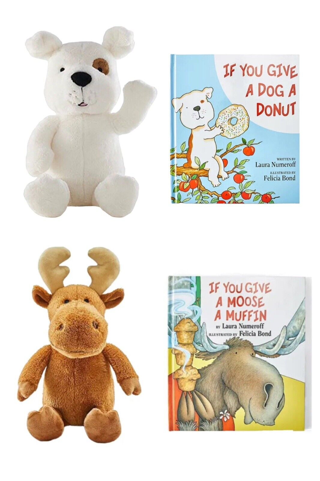 If You Give a Moose a Muffin & Dog a Donut Plush & Plush Set 4pcs Kohls ...