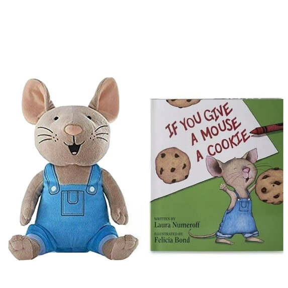 If You Give a Mouse a Cookie Plush Toy, 12-inch Stuffed Mouse with ...