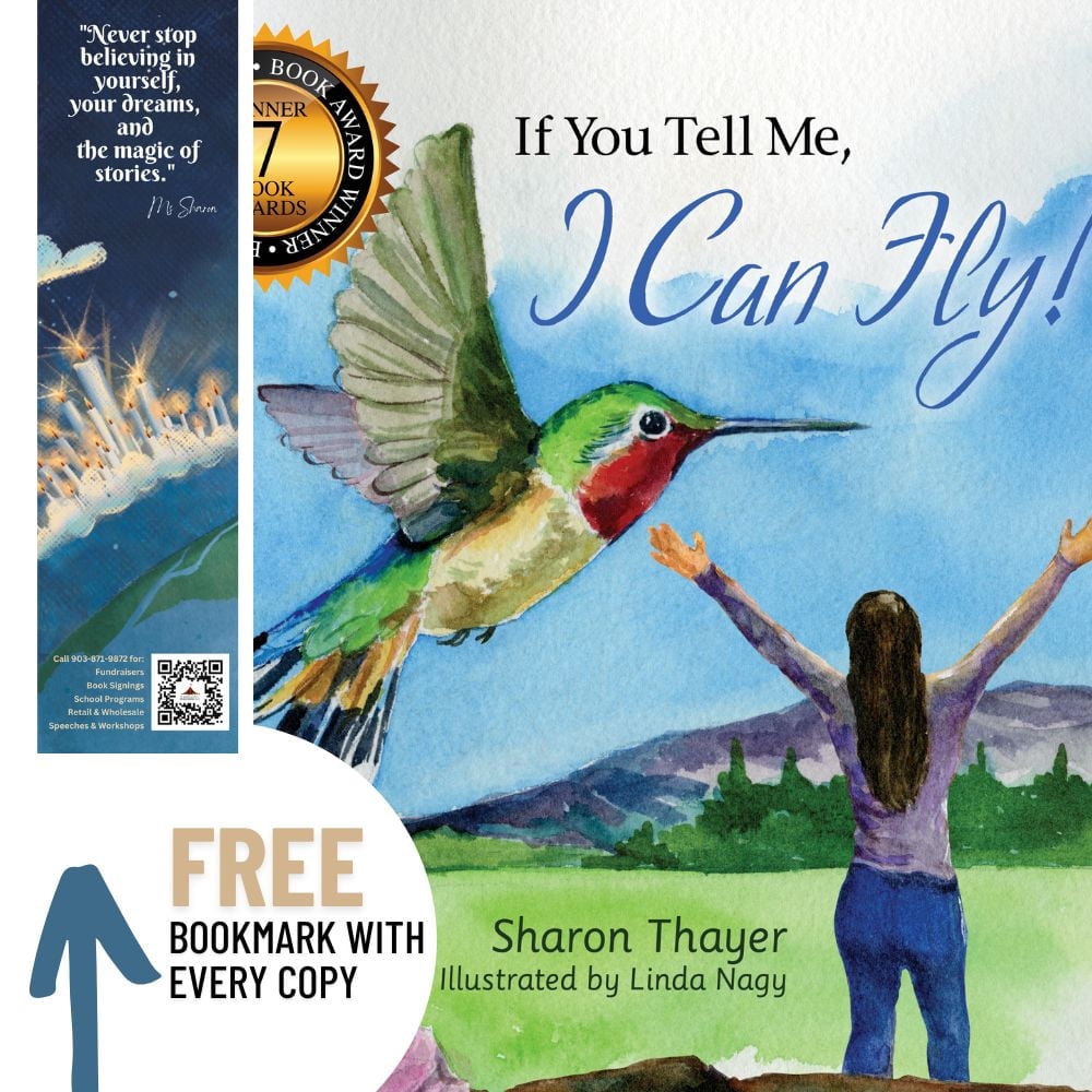 If You Tell Me, I Can Fly! Female, Hardcover by Sharon Thayer/Carousel Publishing 978-0-9766239 ...