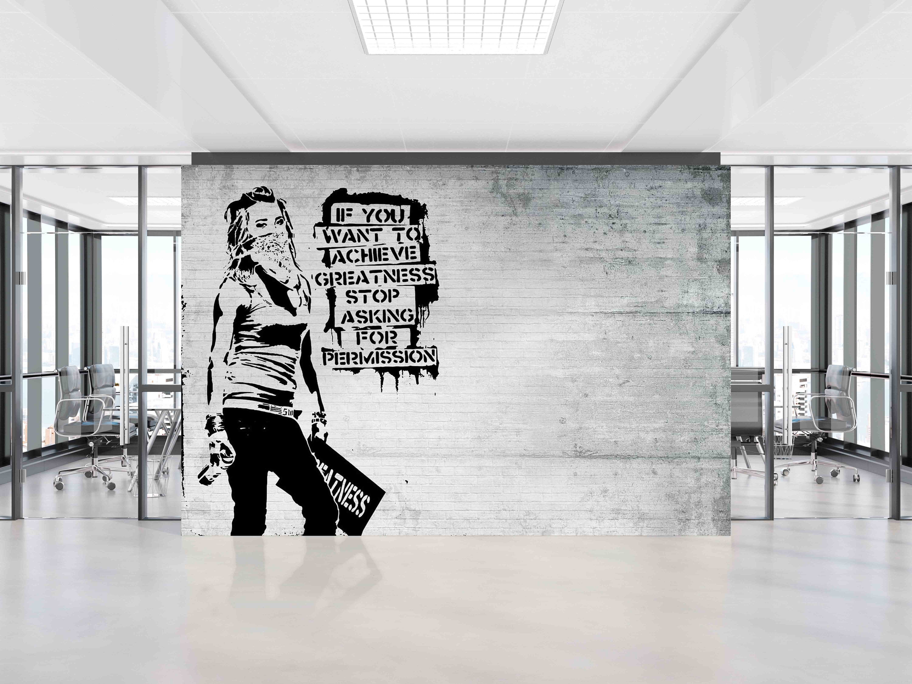 If You Want To Achieve Greatness, Bright Wallpaper, Wallpaper Wall Art ...