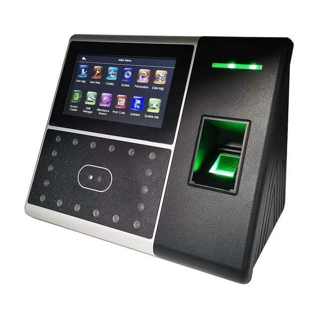 Iface302 Battery Biometric Face Attendance System Fingerprint Employee ...