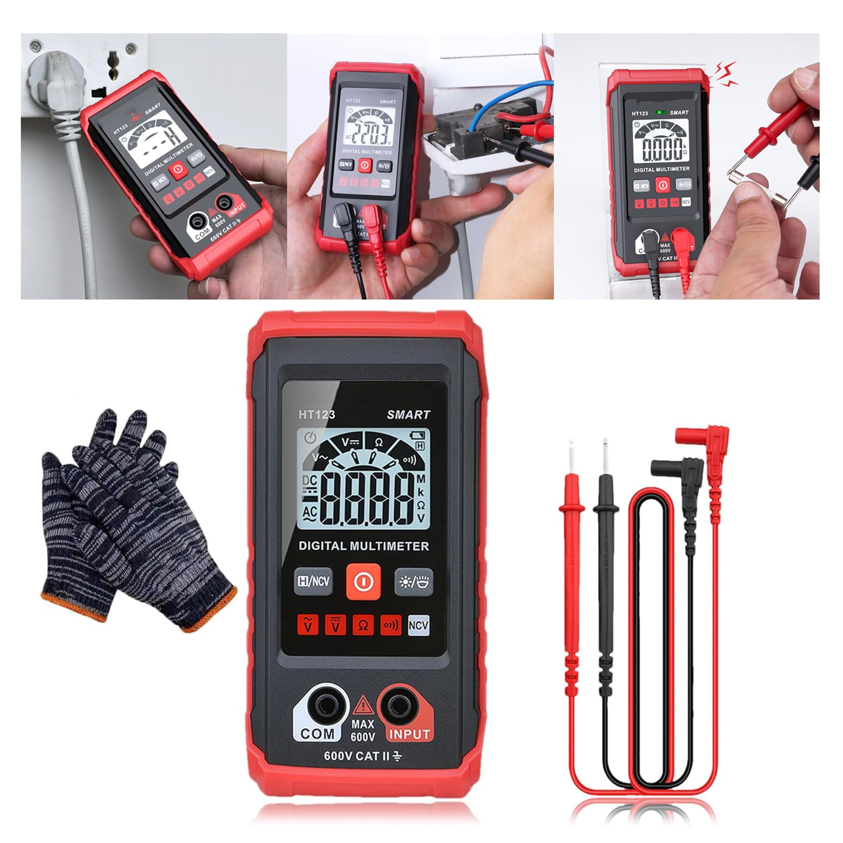 Ifanycased Digital Multimeter,If Any Cased Multimeter Tester,Automatic ...