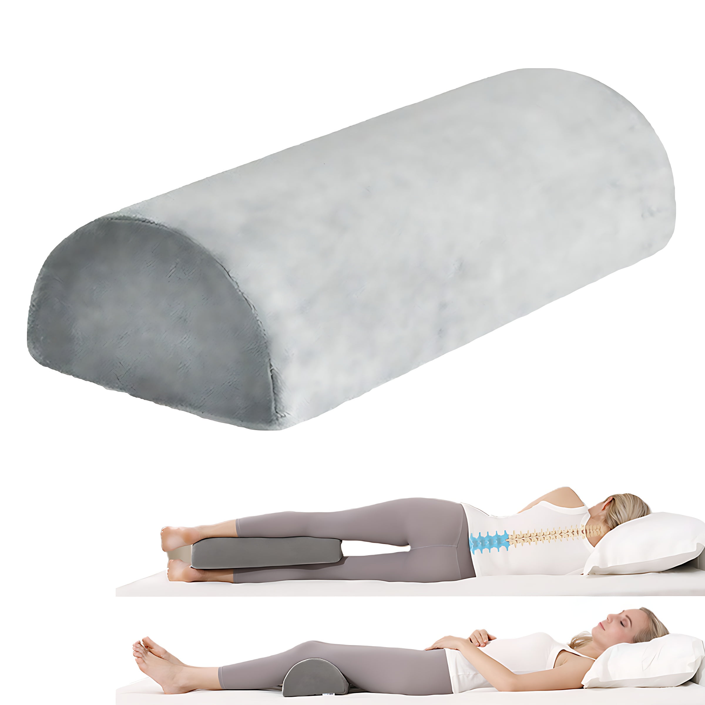 Ifcow Knee & Leg Pillow, Memory Foam Leg Support Elevator Pillow-High ...