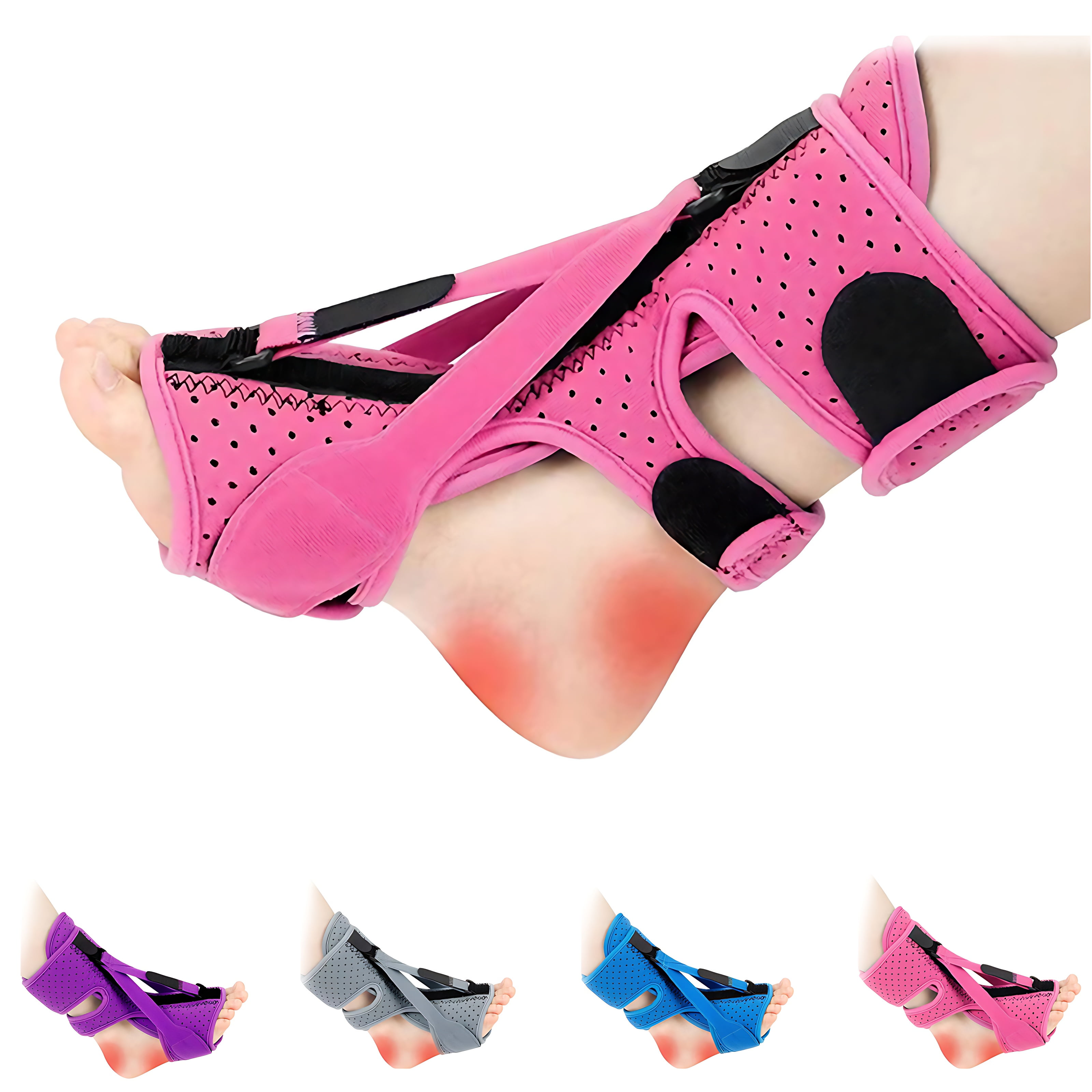 Ifcow Plantar Fasciitis Night Splint,2 Packs Upgraded Plantar Fasciitis ...