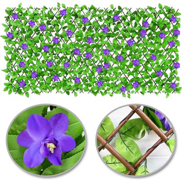 MyGift Outdoor Wooden 3-Panel Trellis, White Wood Lattice Privacy ...