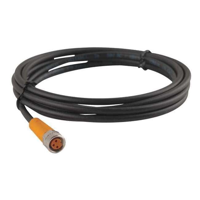 Ifm Cordset,3 Pin,Receptacle,Female EVC141 - Walmart.com