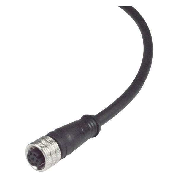 Ifm Cordset,8 End 1 Pins,Cable 5m L,2A Max E12166 - Walmart.com