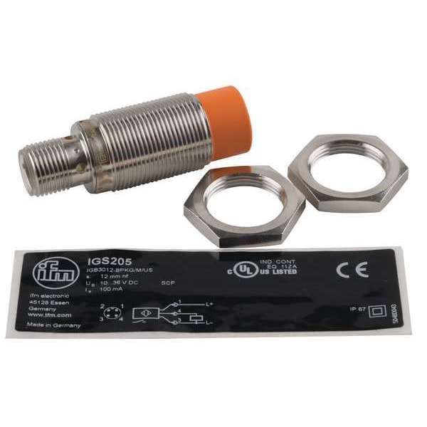 Ifm Inductive Cylinder Prox Sensor, PNP IGS205 - Walmart.com