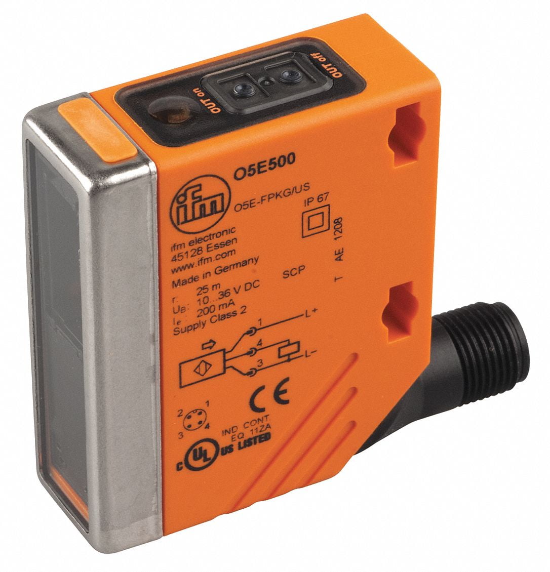 Ifm Photoelectric Sensor,Rectangular,Diffuse O5H500 - Walmart.com
