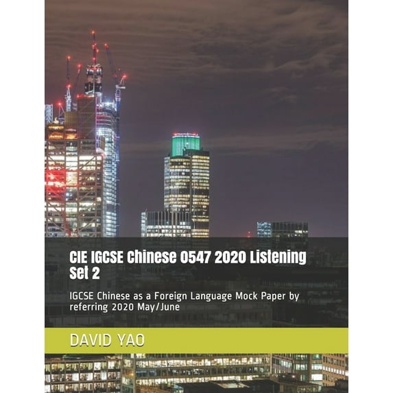 Igcse Chinese: CIE IGCSE Chinese 0547 2020 Listening Set 2 : IGCSE ...