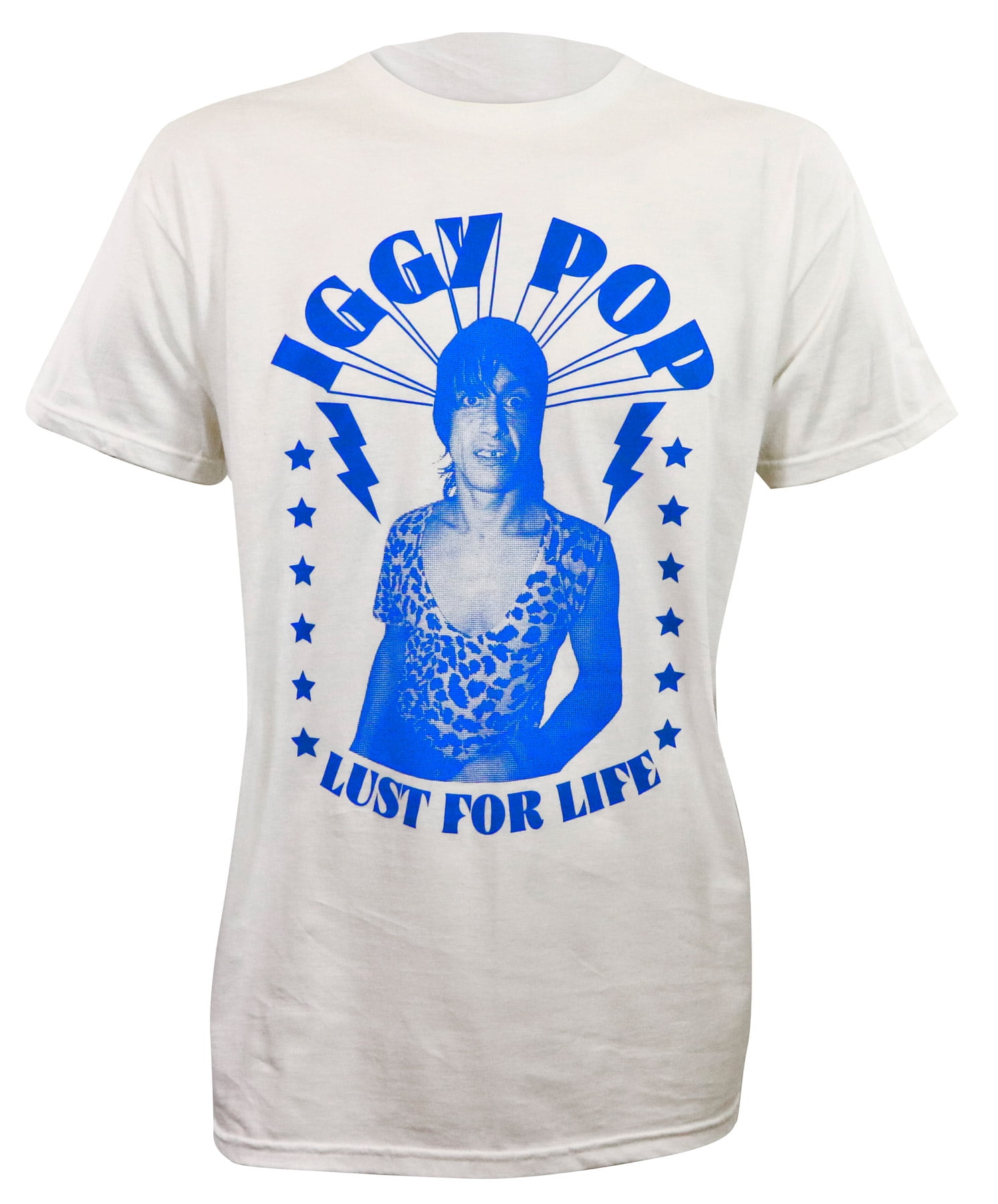 Iggy Pop Men's Lust For Life Bootleg T-Shirt White Small | Officially ...