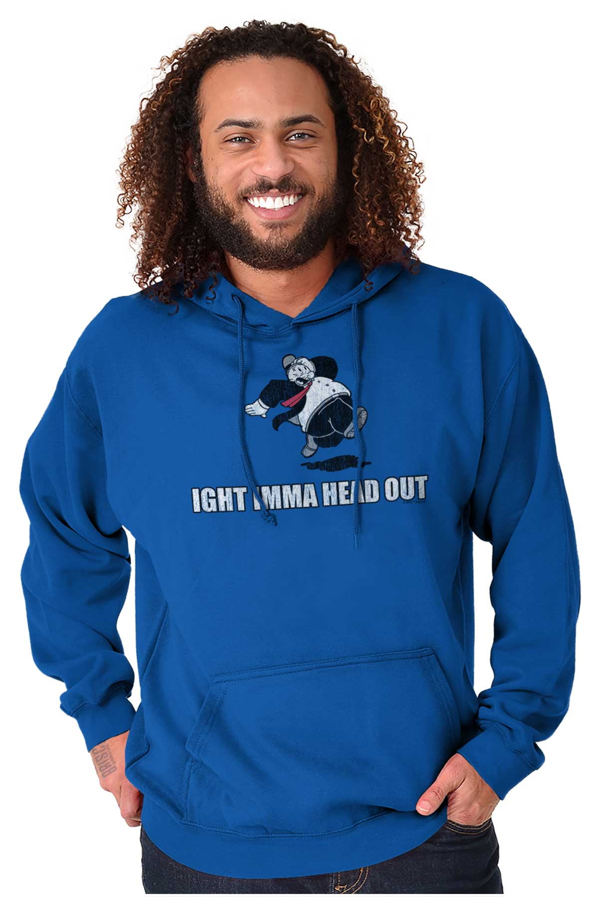 Ight Imma Head Out Hilarious Wimpy Unisex Plus Size Hoodie Brisco ...