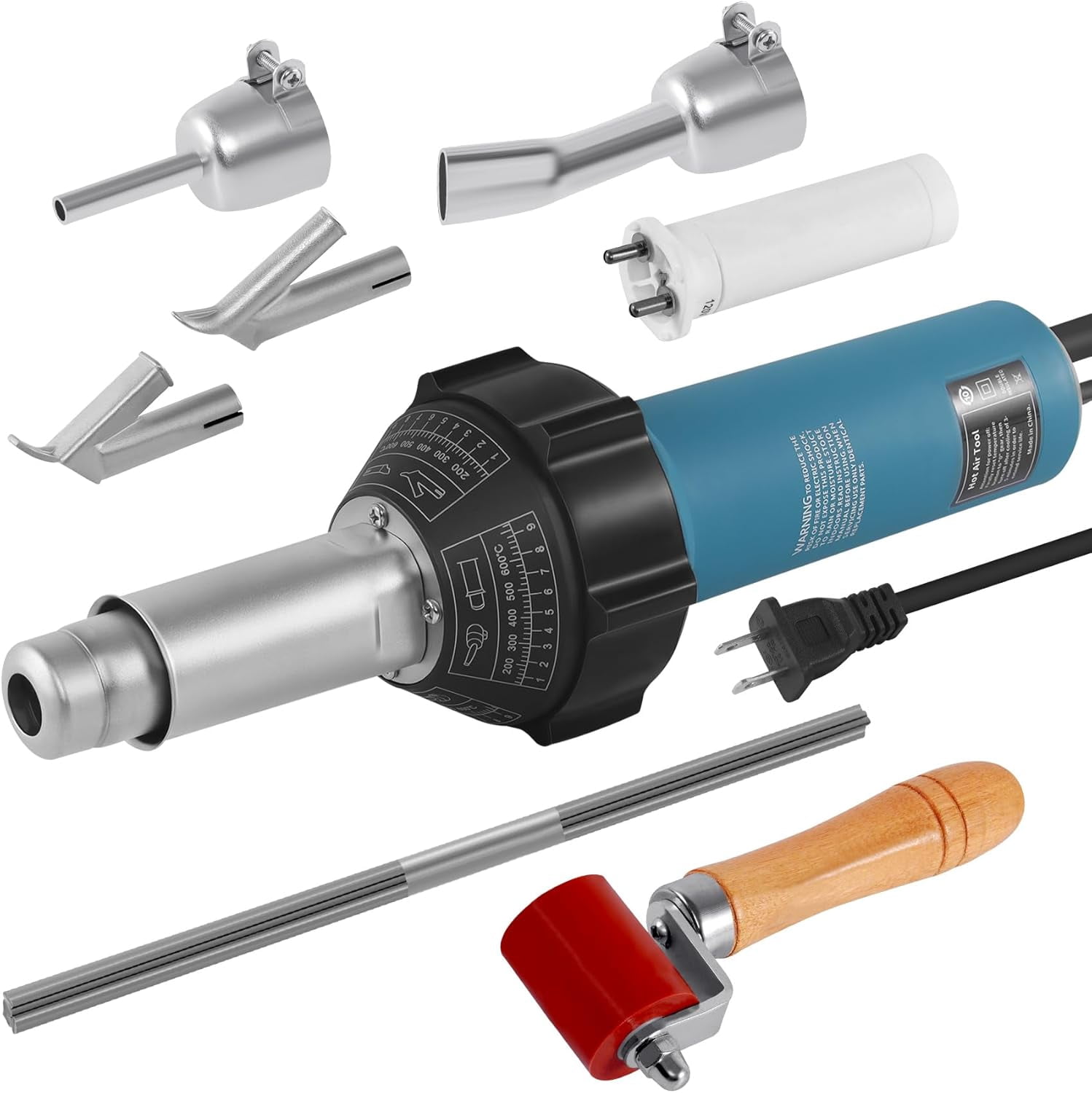 Iglobalbuy 1500W Hot Air Plastic Welder Plastic Welding Roofing Kit ...