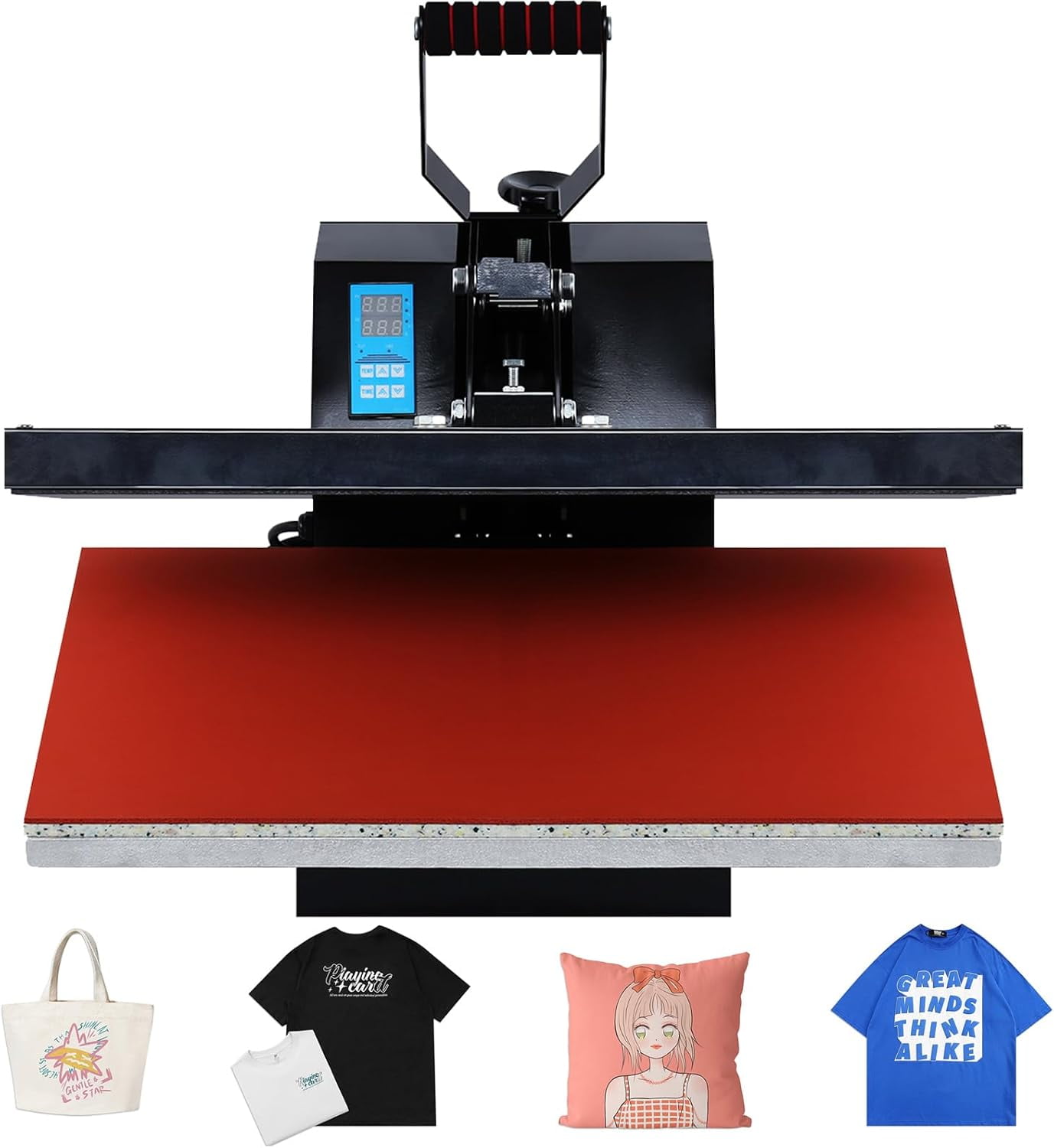 Iglobalbuy 16x24 Heat Press Machine for T Shirts, 1800W Large ...
