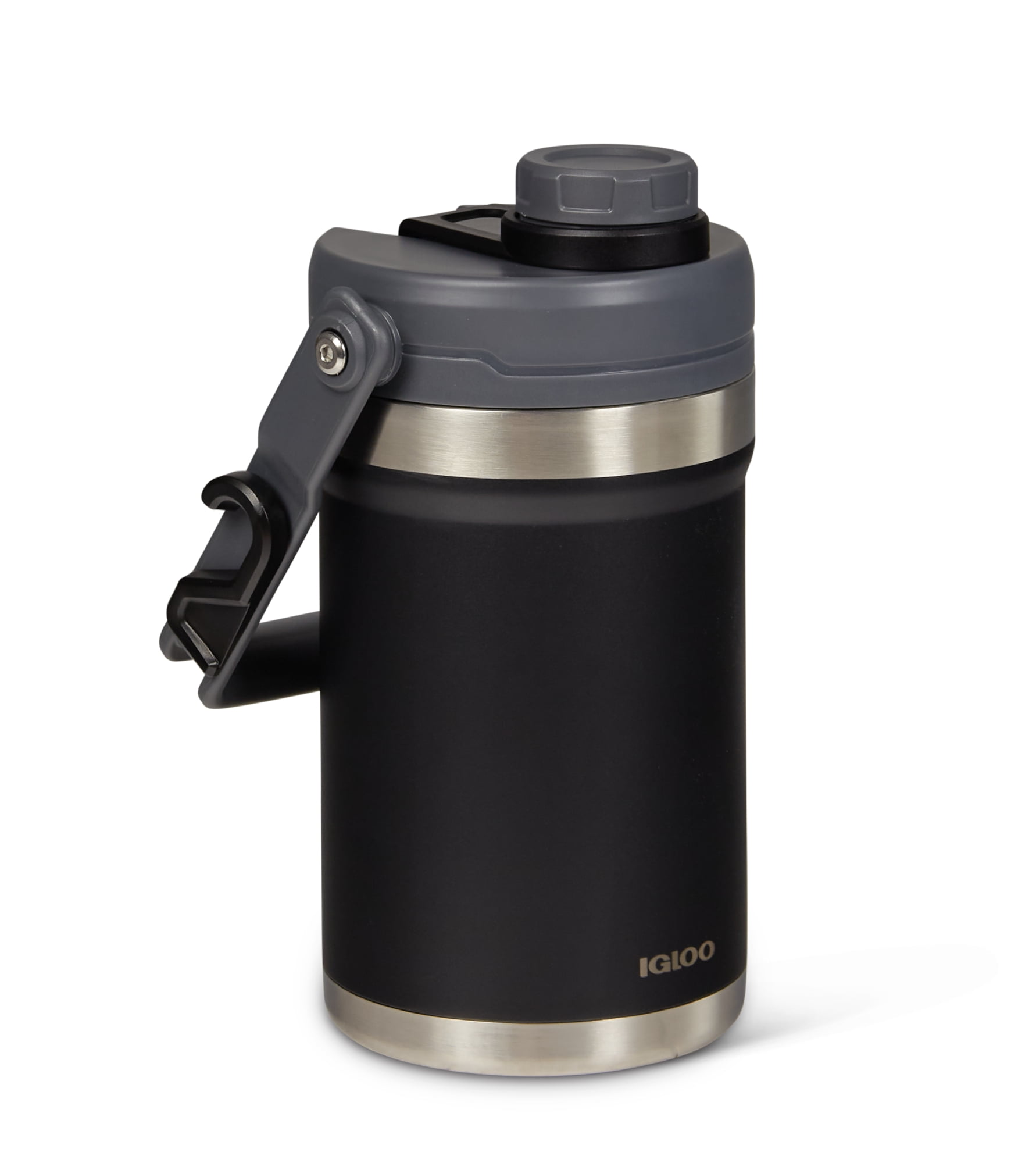 Igloo 1/2 Gallon Logan Stainless Steel Sports Jug - Black - Walmart.com