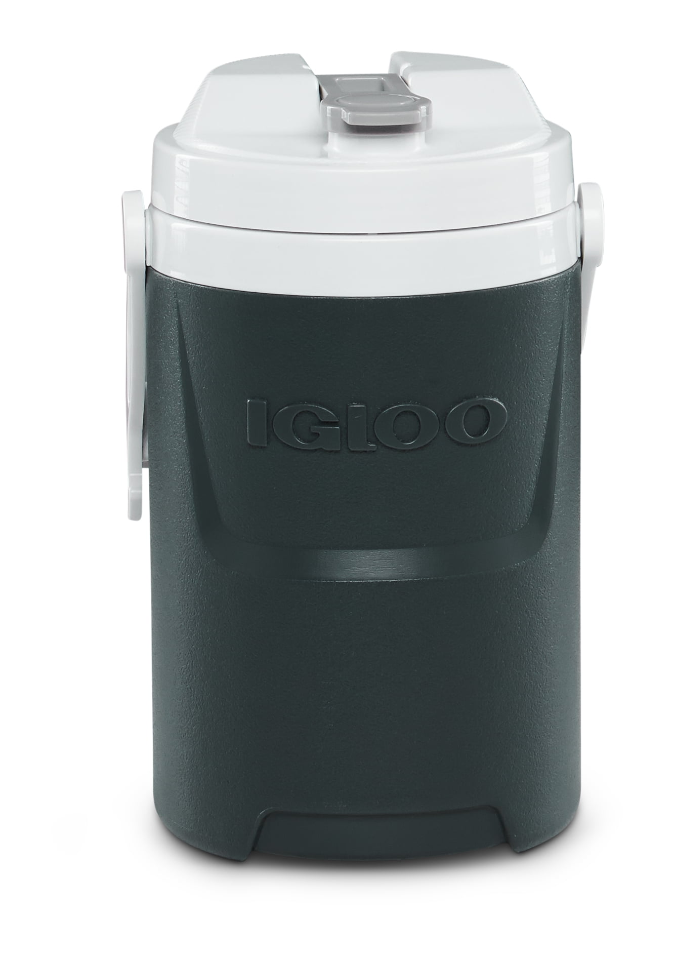 Igloo Insulated 1/2 Gallon Plastic Beverage Jug with Hooks, Gray ...